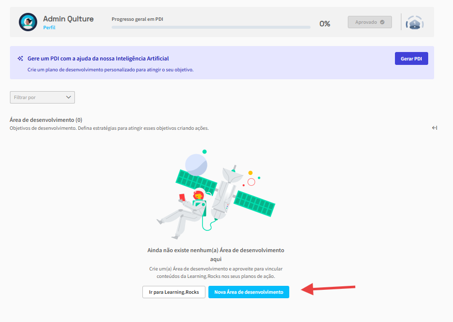 Como cadastrar meu PDI